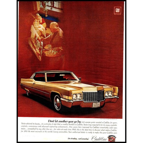 Cadillac | Art | 97 Cadillac Coupe Deville Hardtop Vintage Print Ad ...